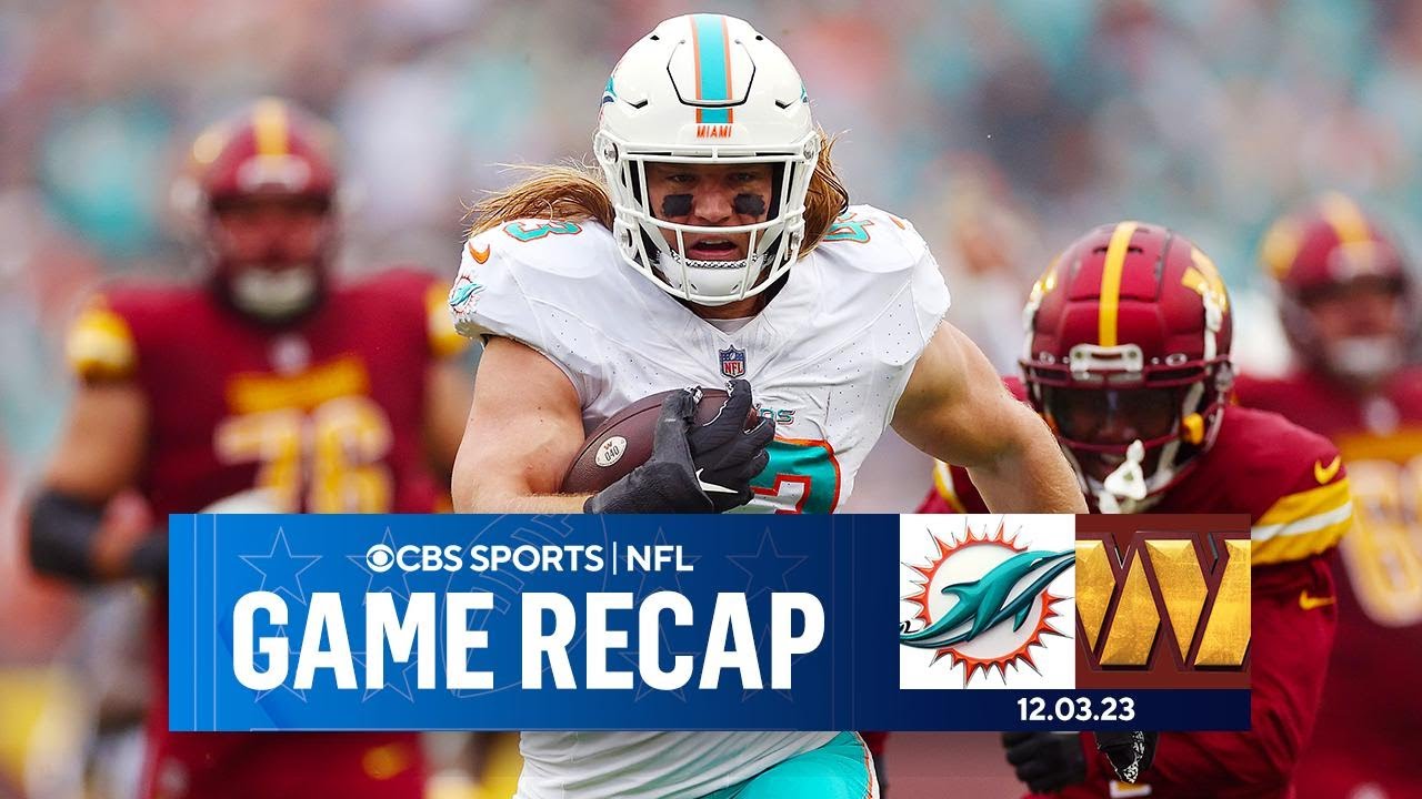 Dolphins offense OVERWHELMS Commanders | Game Recap | CBS Sports - YouTube