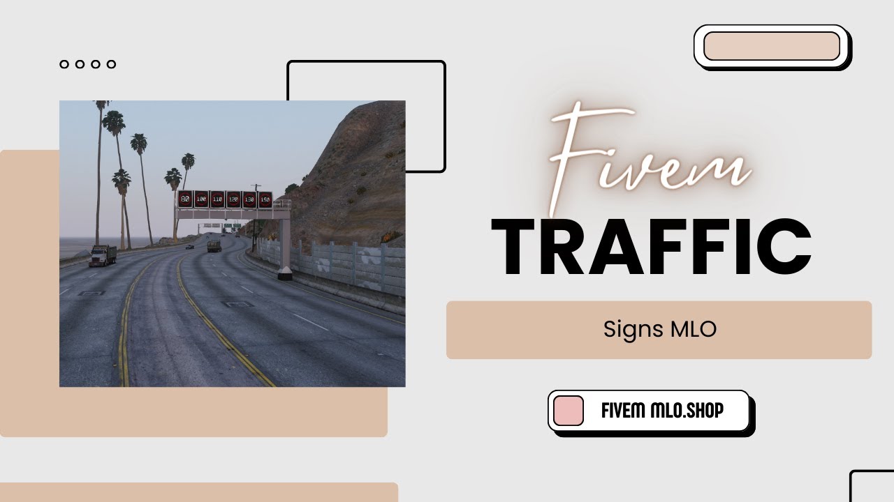 Fivem Traffic Signs MLO Interior & map for Fivem MLO | GTA V - YouTube