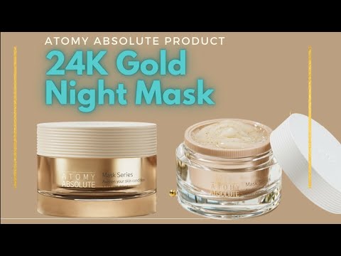 Product presentation on Atomy Absolute 24K Gold Night Mask || Atomy ...