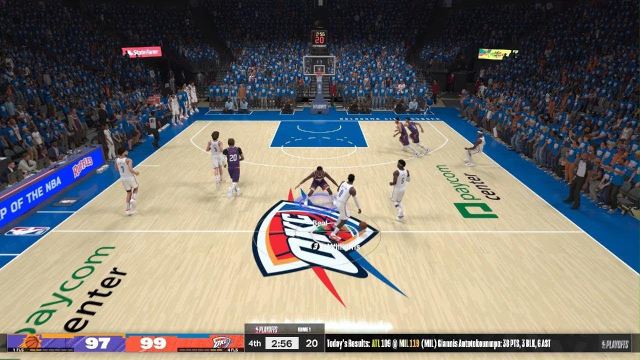 NBA 2K24 Thunder defense chant #10 - YouTube