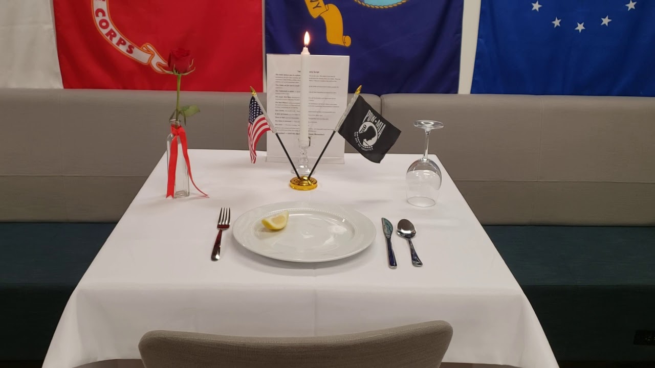 VRC POW MIA Table Ceremony - YouTube