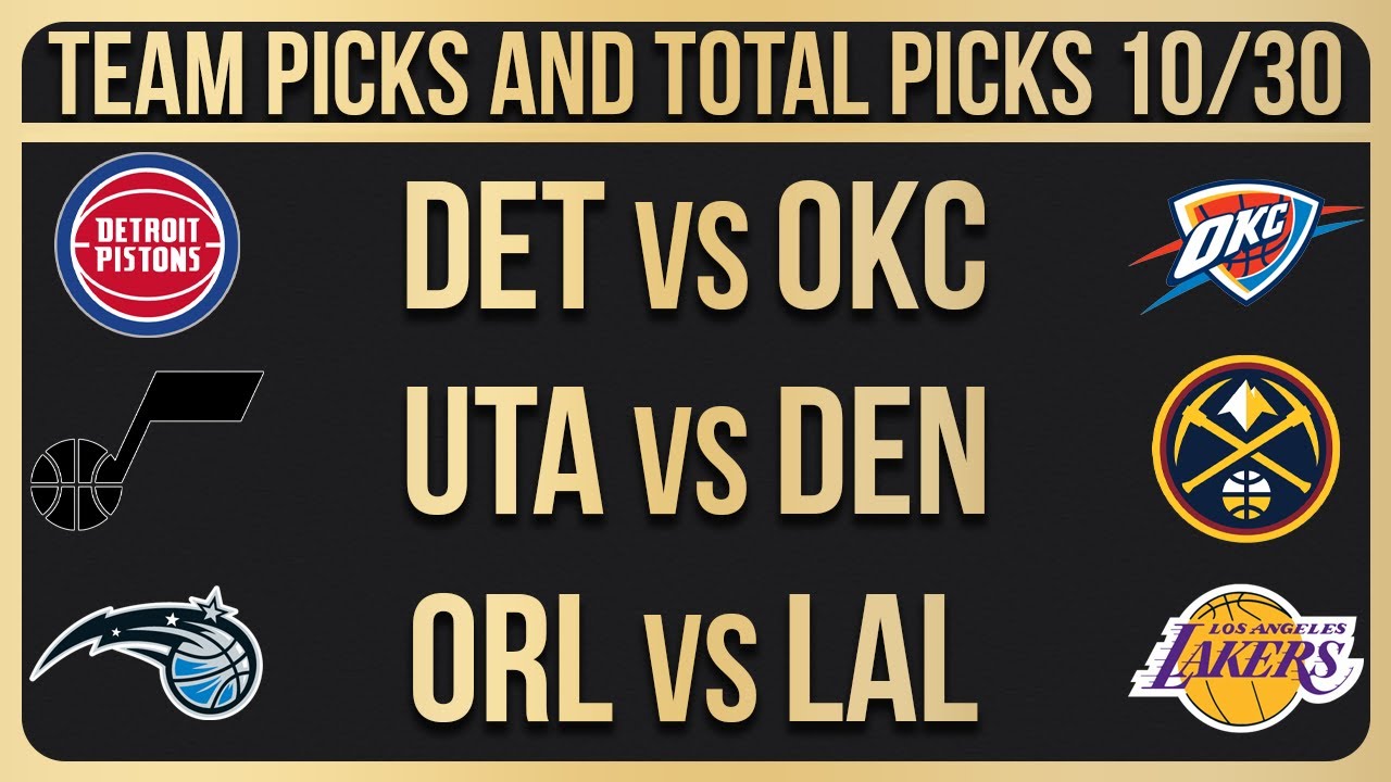 FREE NBA Picks Today 10/30/23 NBA Picks and Predictions - YouTube
