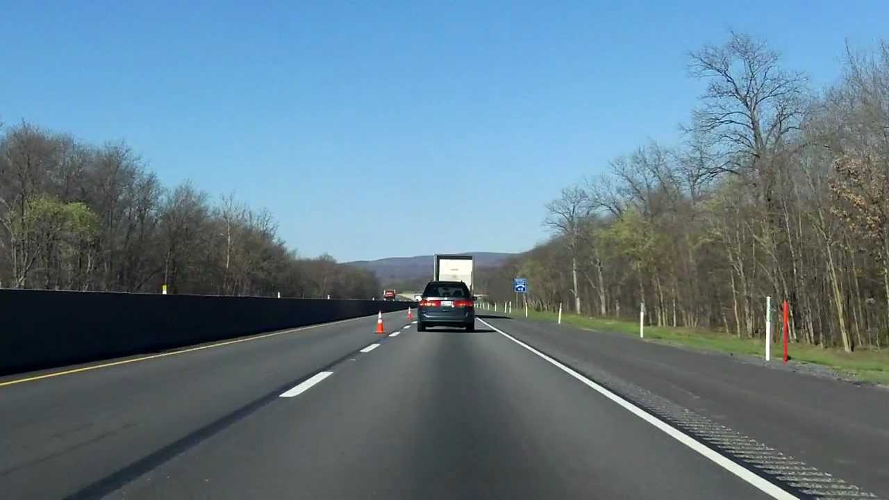 Pennsylvania Turnpike (Interstate 76 Exits 146 to 110) westbound (Part ...