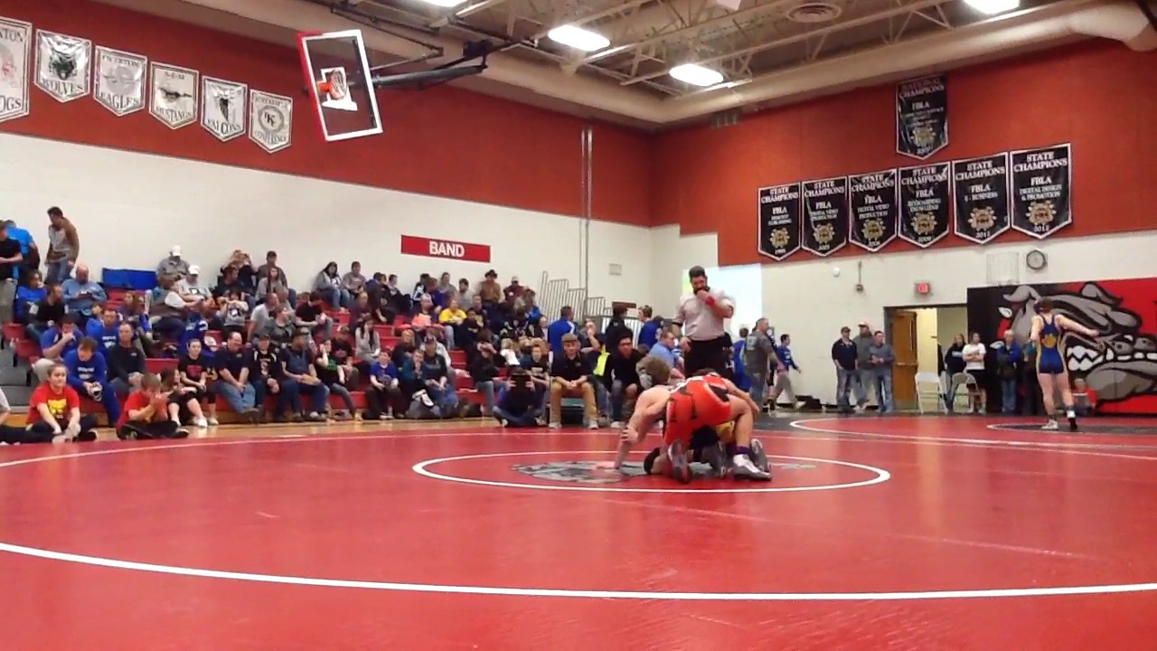 Seth vs Riley Nichols of Elm Creek. Finals loss. 12/29/2016. Pleasanton ...