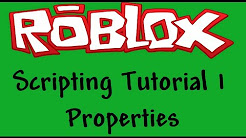 Roblox Beginners Scripting Tutorials - YouTube