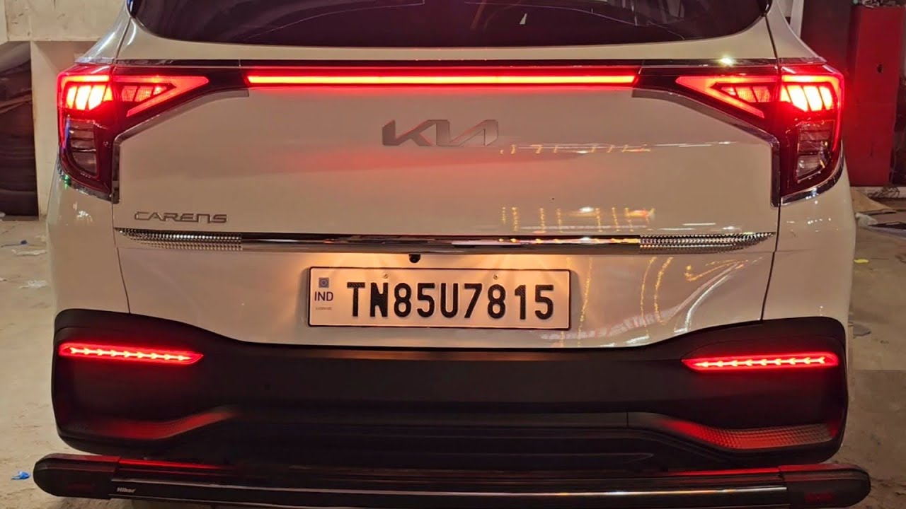 KIA CARENS MODIFIED | CONNECTING TAIL LIGHT | DIAMOND PACKAGE | from ...