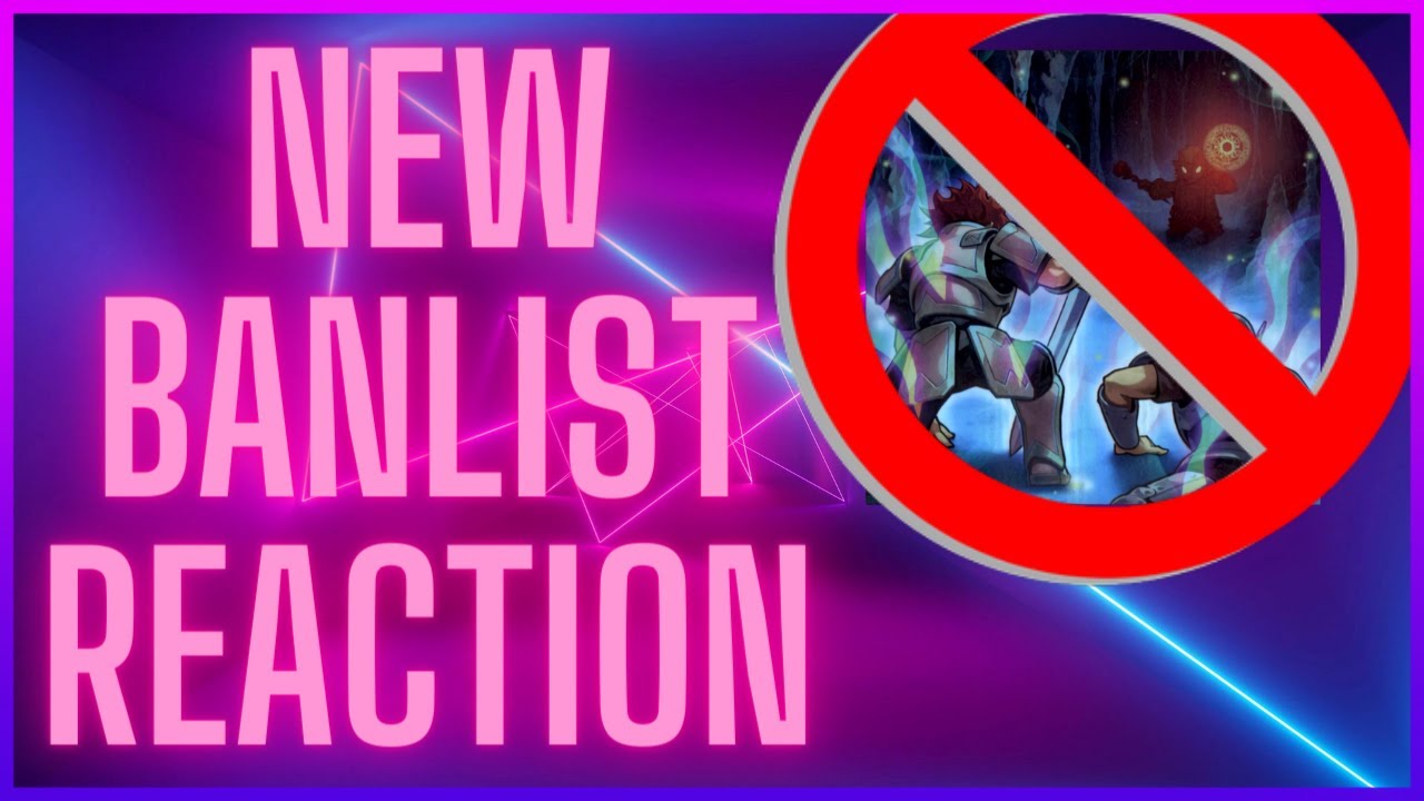 BANLIST REACTION! NEW BANLIST IS HERE! | DECEMBER 2022 BANLIST - YouTube