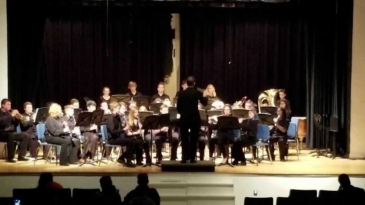 Phantom Ship - Highland West Junior High Band Contest 3/25/17 - YouTube