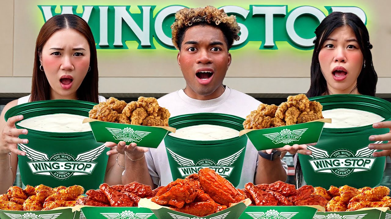 We Tried WINGSTOP For The FIRST TIME! (WINGSTOP MUKBANG) - YouTube