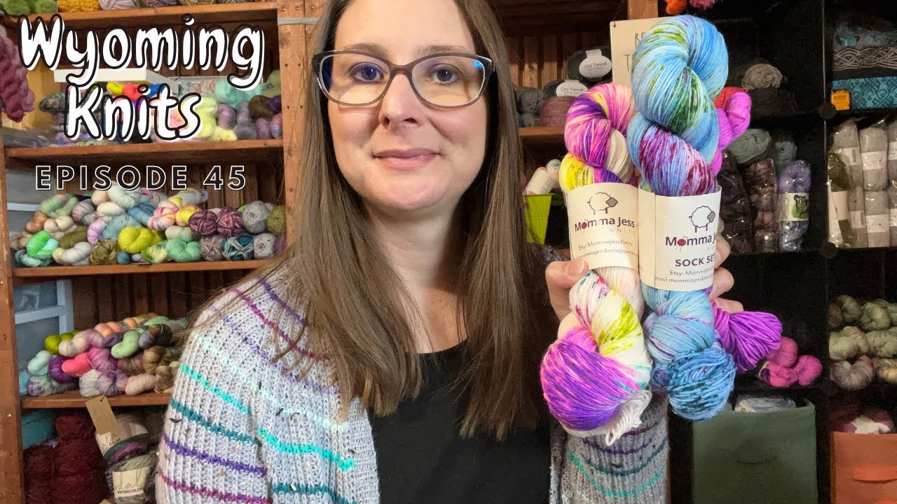 Wyoming Knits Episode 45- Stria Cardigan and Works in Progress - YouTube
