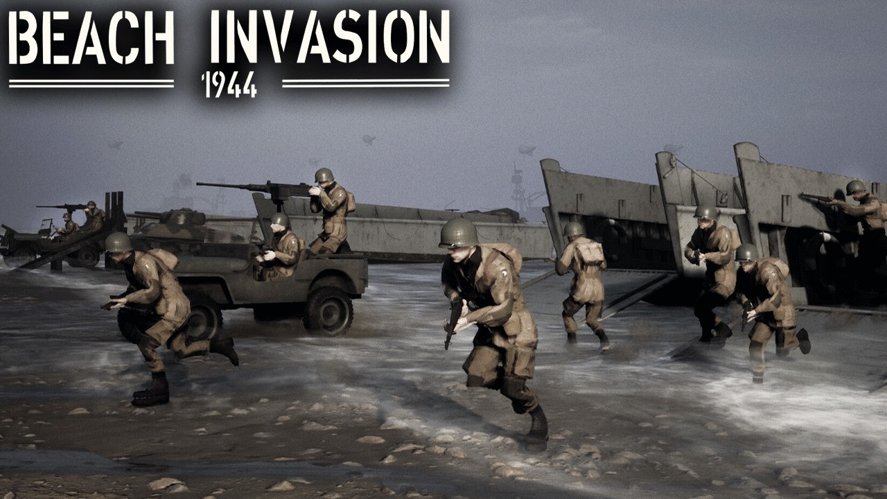 Can You Hold the Line on D-Day? – Beach Invasion 1944 - YouTube