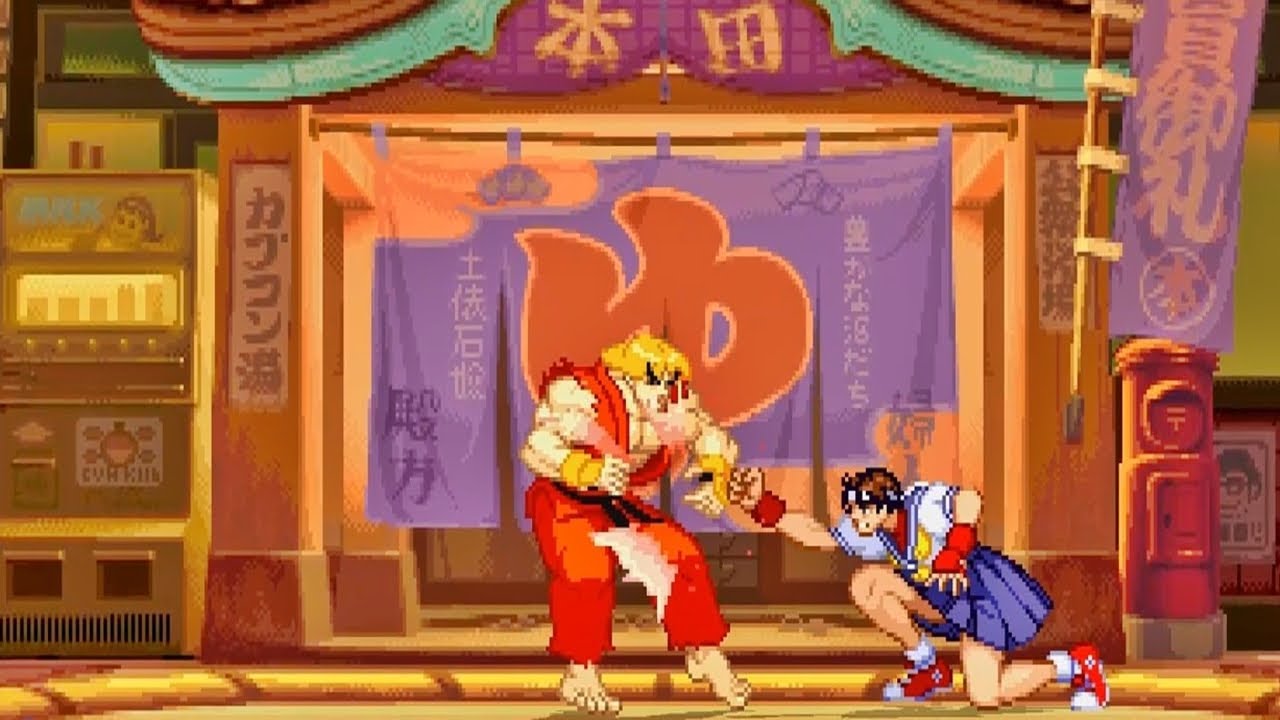 Street Fighter ken VS sakura sf6 - YouTube