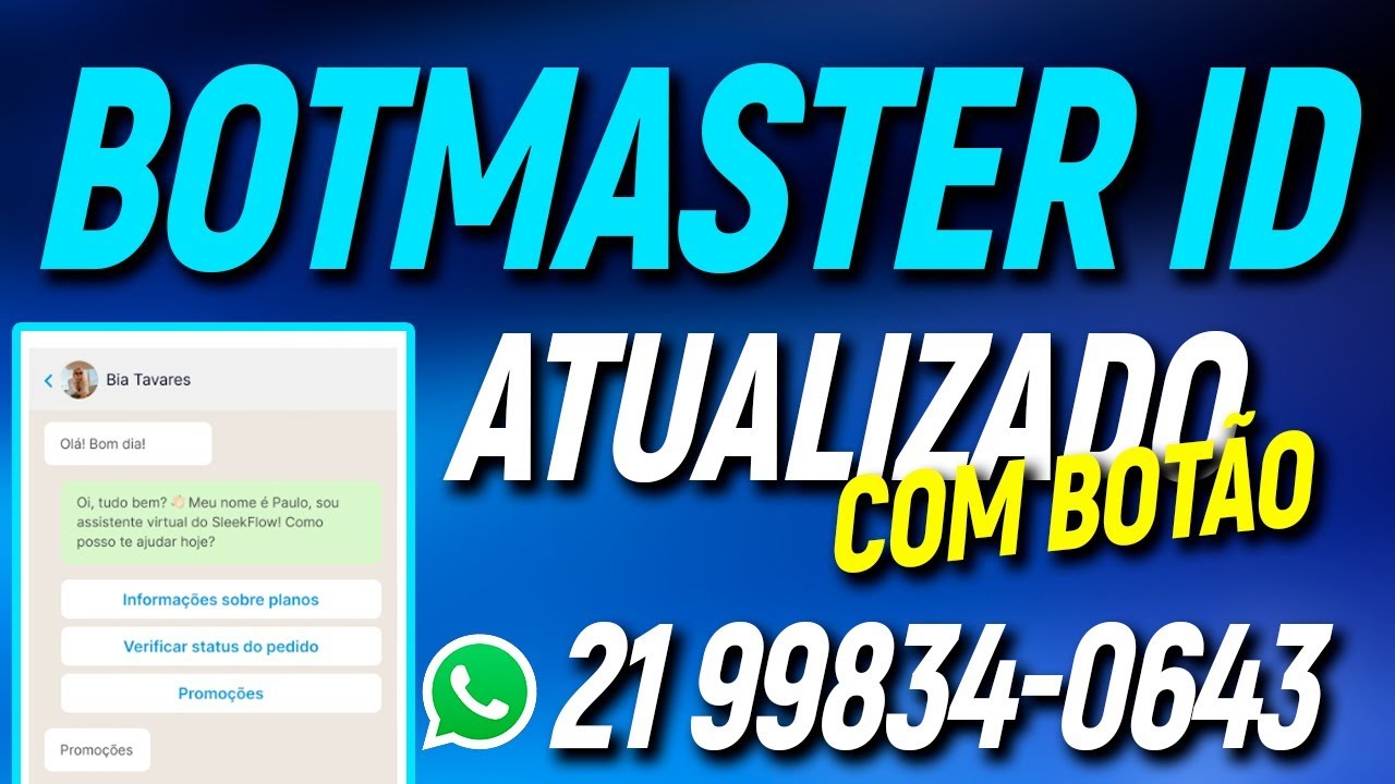 Botmaster ID: Nova Atualização com Botões - Tudo o que Você Precisa ...