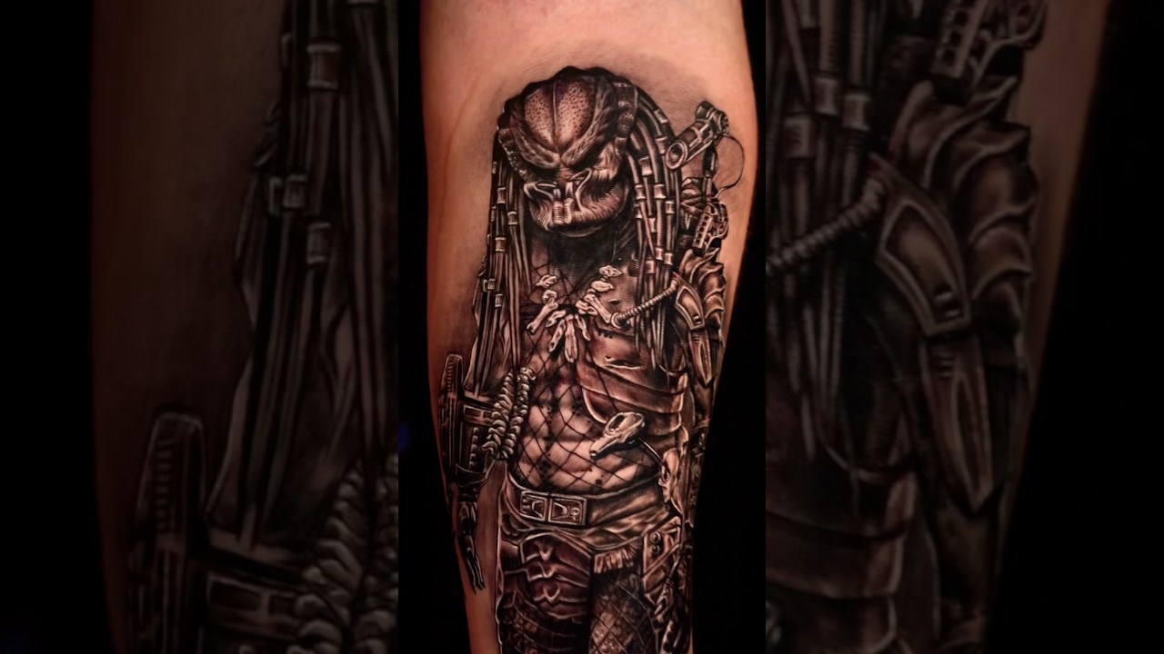 Predator Face Tattoos