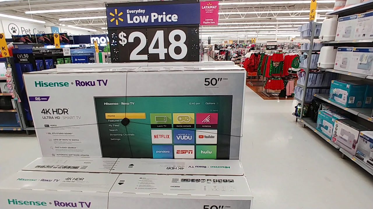 Smart TVs At Walmart - Nov. 2019 - YouTube