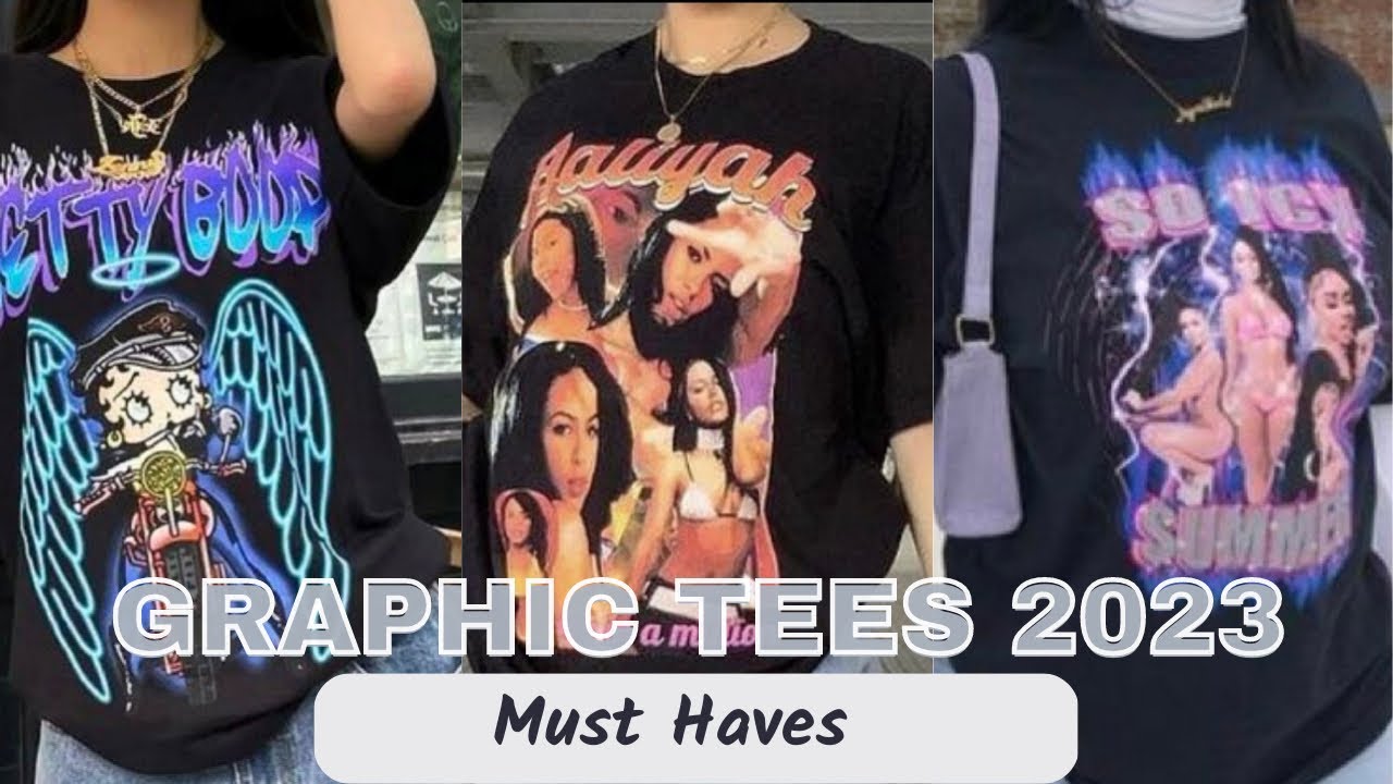 Amazon Graphic Tee Must Haves | Try on Haul | - YouTube