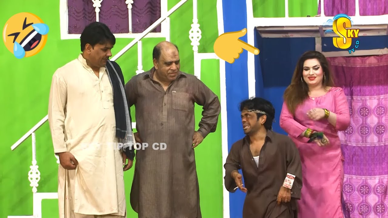 Vicky Kodu with Saira Mehar and Shazeb Mirza | full HD New Stage Drama ...