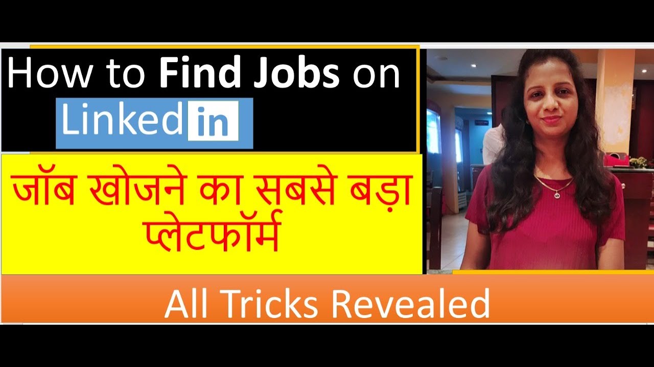 How to search Jobs on LinkedIn? India Jobs Station! - YouTube