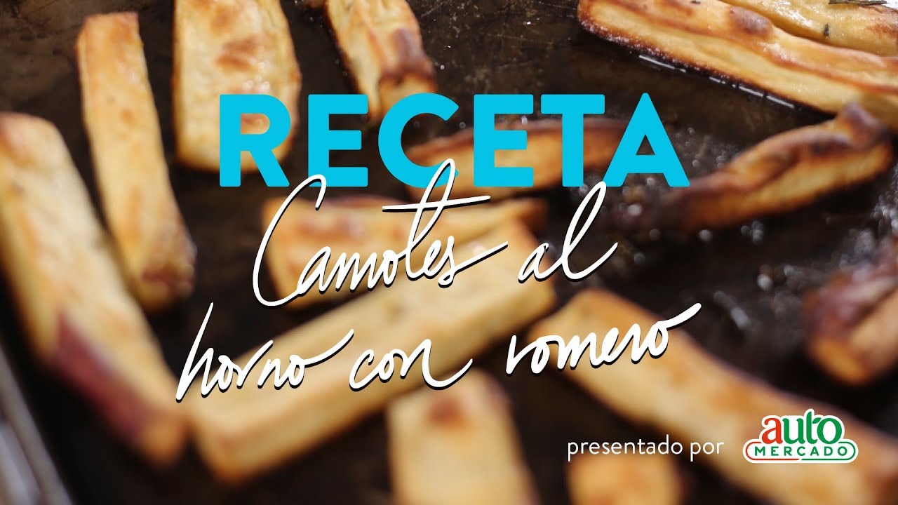 Receta: Camotes al horno con romero y sal marina - YouTube