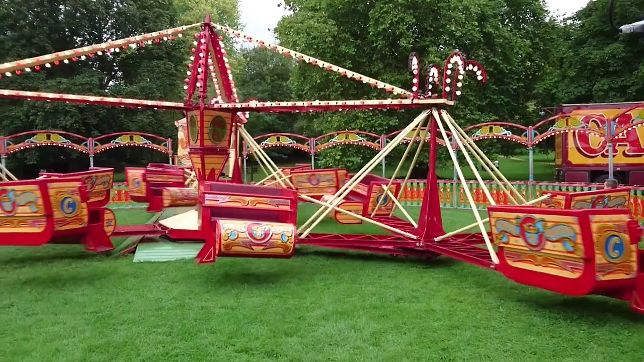 Whirl A Round Twist Ride At Carters Steam Fair, 11 August 2017 - YouTube