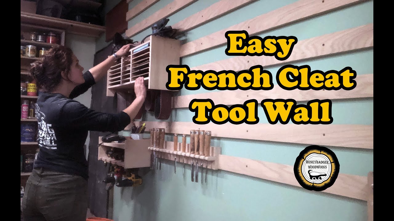 How To Start A French Cleat Wall - YouTube