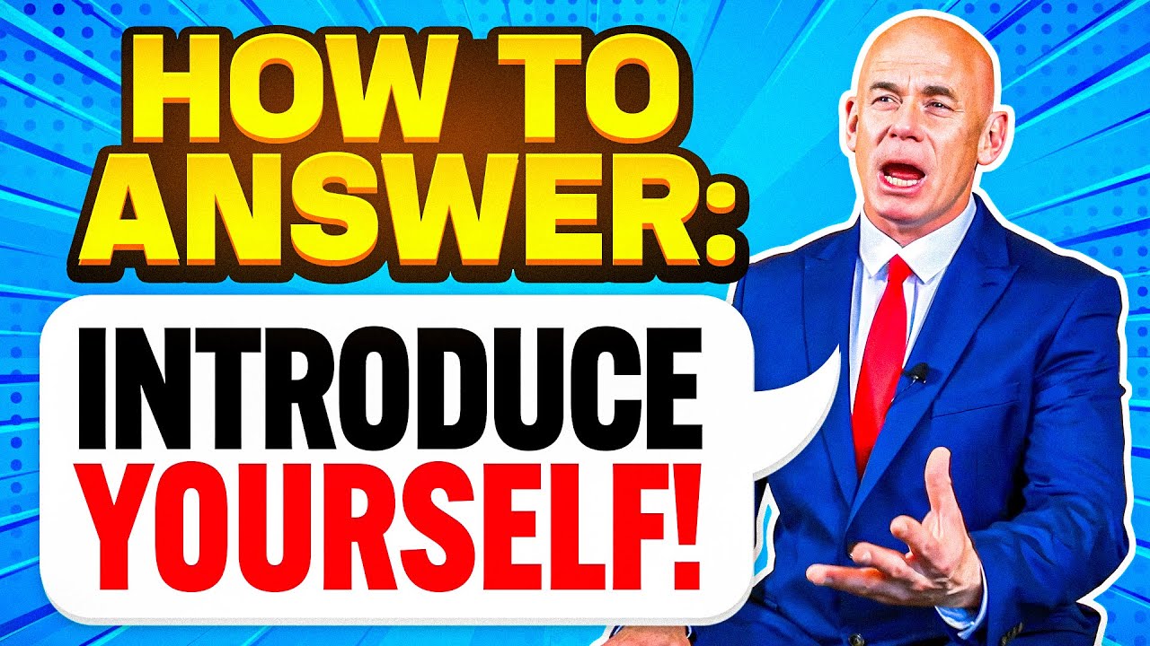 HOW TO ANSWER: "INTRODUCE YOURSELF" in a JOB INTERVIEW! - YouTube