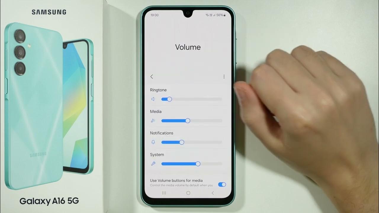 How to Change Volume without Volume Buttons on Samsung Galaxy A16 5G - YouTube