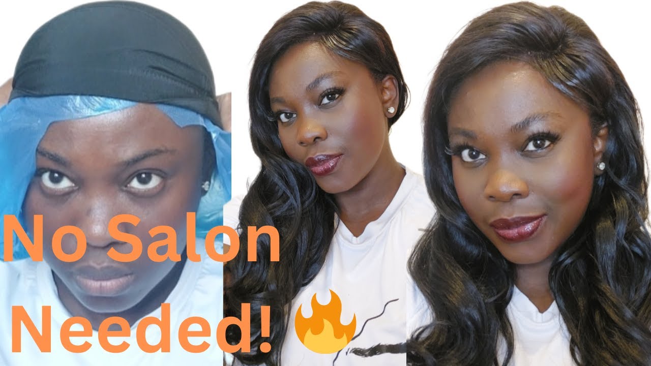 DIY Quick Wig – Easy Glueless Wig for Daily Wear - YouTube