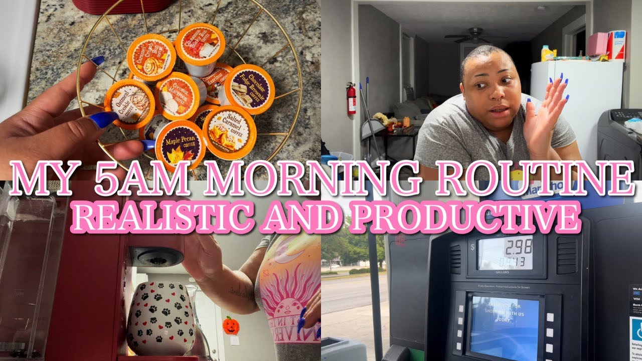 MY PRODUCTIVE REALISTIC 5AM MORNING ROUTINE! I’m trying to beat ...