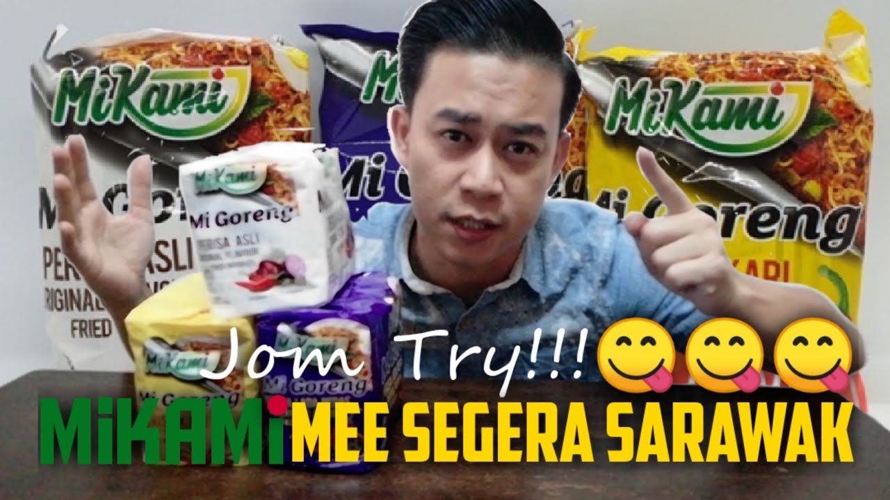 Mikami Mi Goreng Segera Sarawak | Produk Tempatan Sarawak | Food Review ...