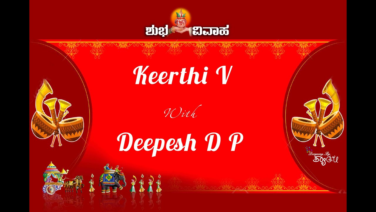 Wedding Live Of: Keerthi V + Deepesh D.P - YouTube