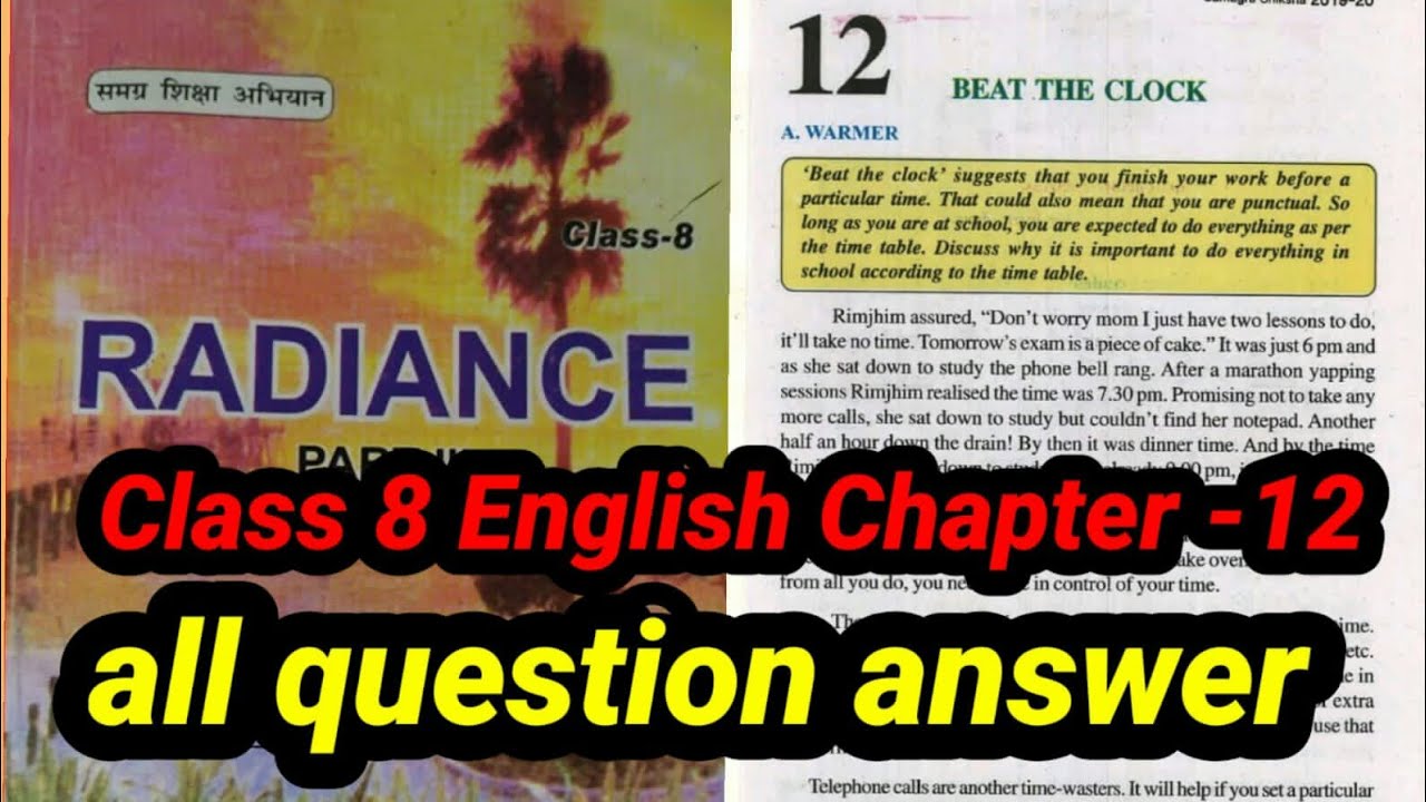 Class 8 English Chapter 12 Question Answer Bihar Board Beat The Clock class-8-english-chapter-12-question-answer-bihar-board-beat-the-clock