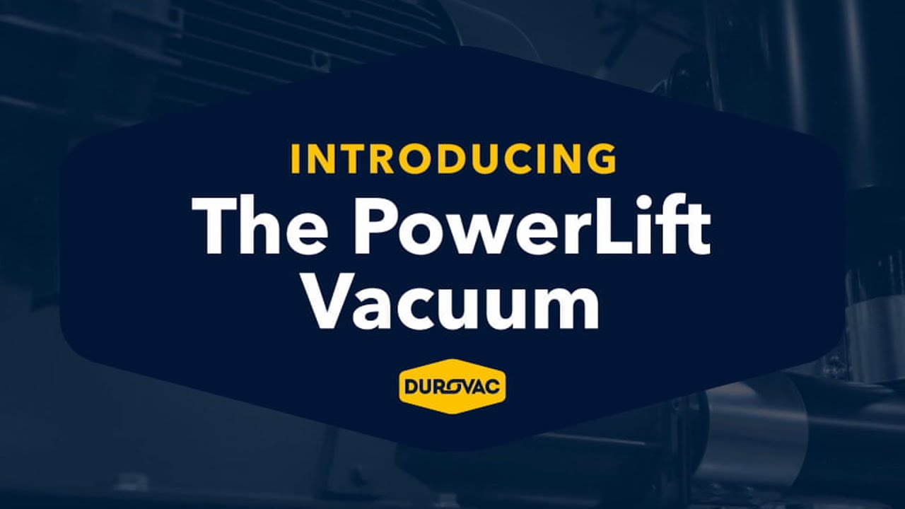 DuroVac PowerLift Portable Industrial Vacuums - YouTube