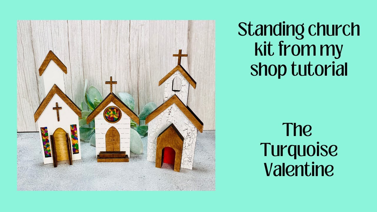 Standing church kit from my shop tutorial - YouTube
