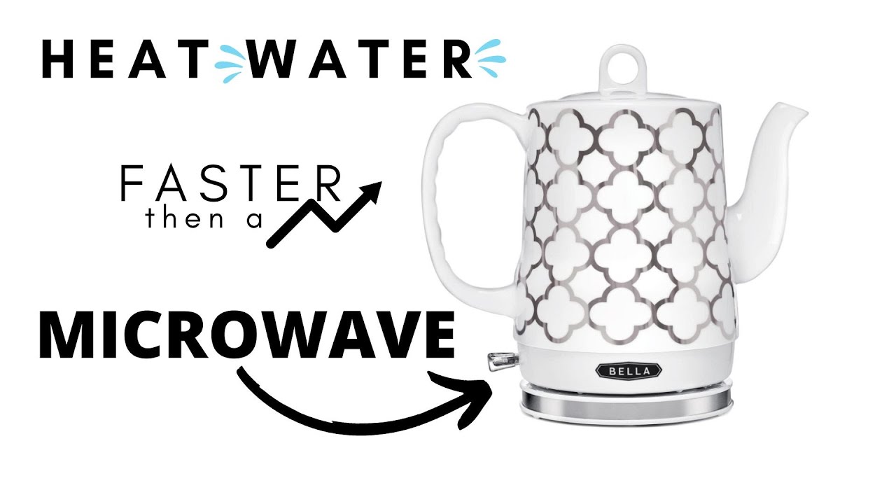 Electric Ceramic Tea Kettle || BELLA brand - YouTube