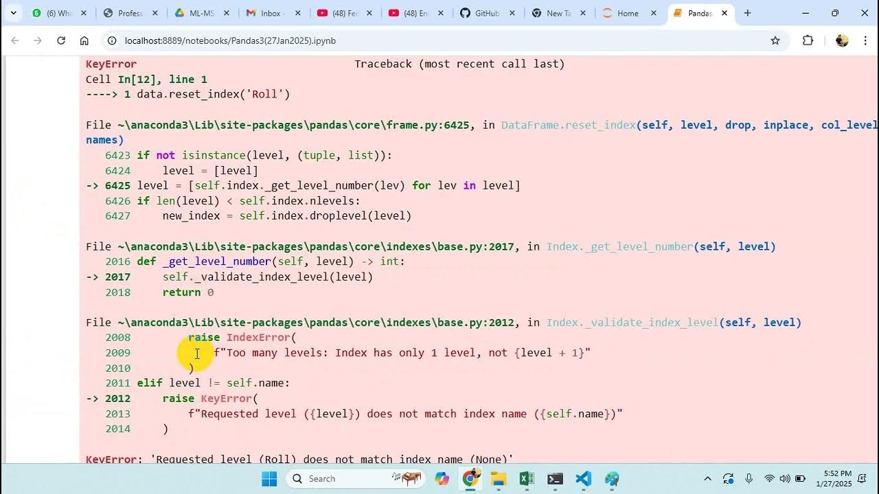 SMIT Data Science Batch7: Pandas Class3 - YouTube