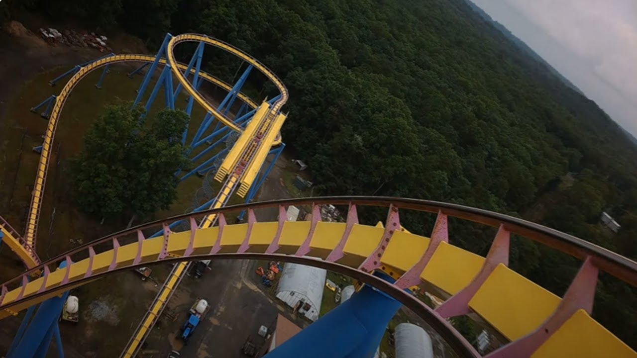Nitro - Six Flags Great Adventure - Front Row (4K HD POV) - June 2023 ...