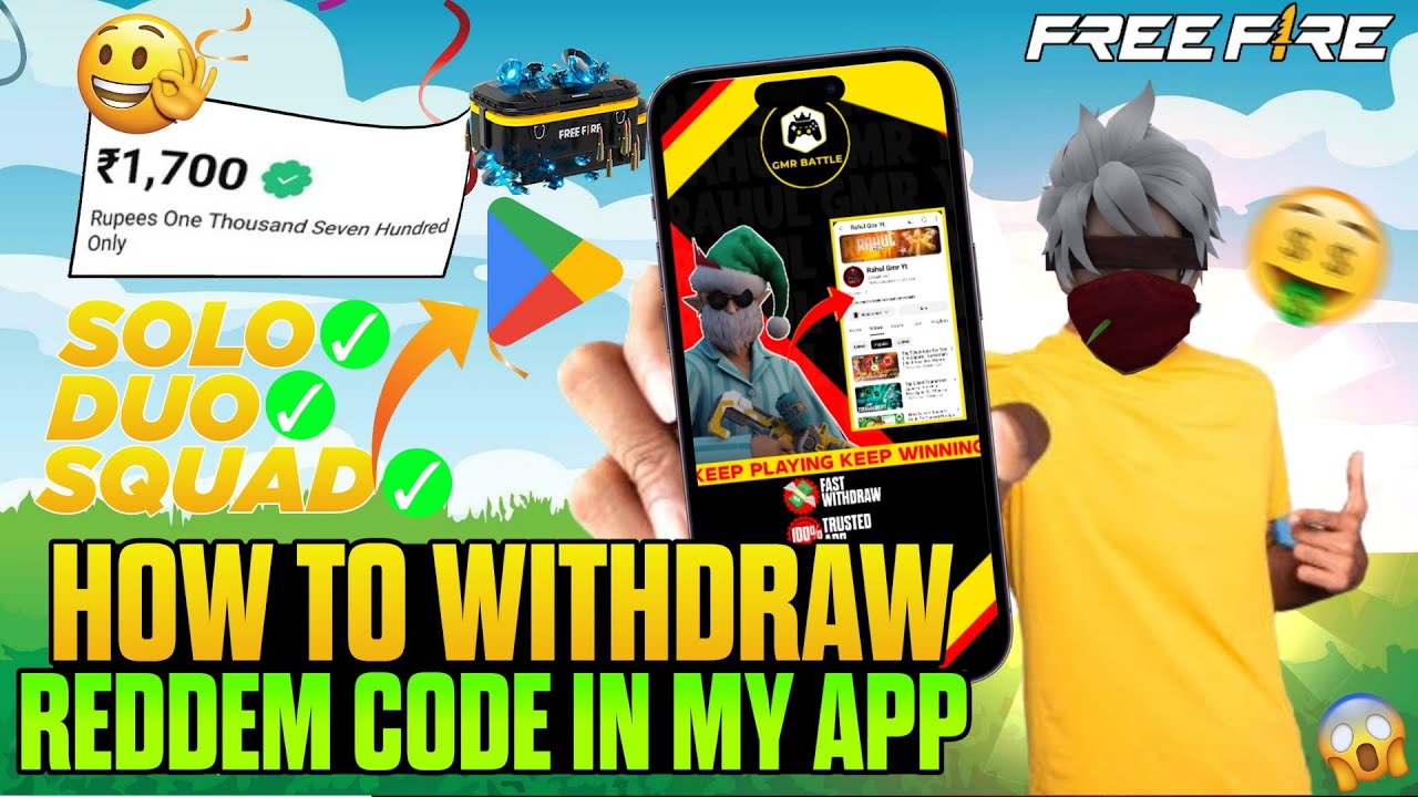 Gmr Battle App में Redeem Code कैसे निकाले 🤑 | How To Withdrawal Redeem ...