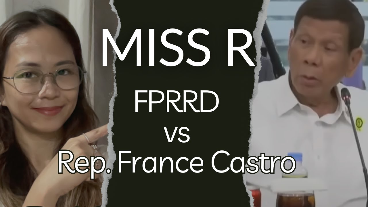 Let's Talk: Former Pres. Duterte vs Rep. France Castro - YouTube