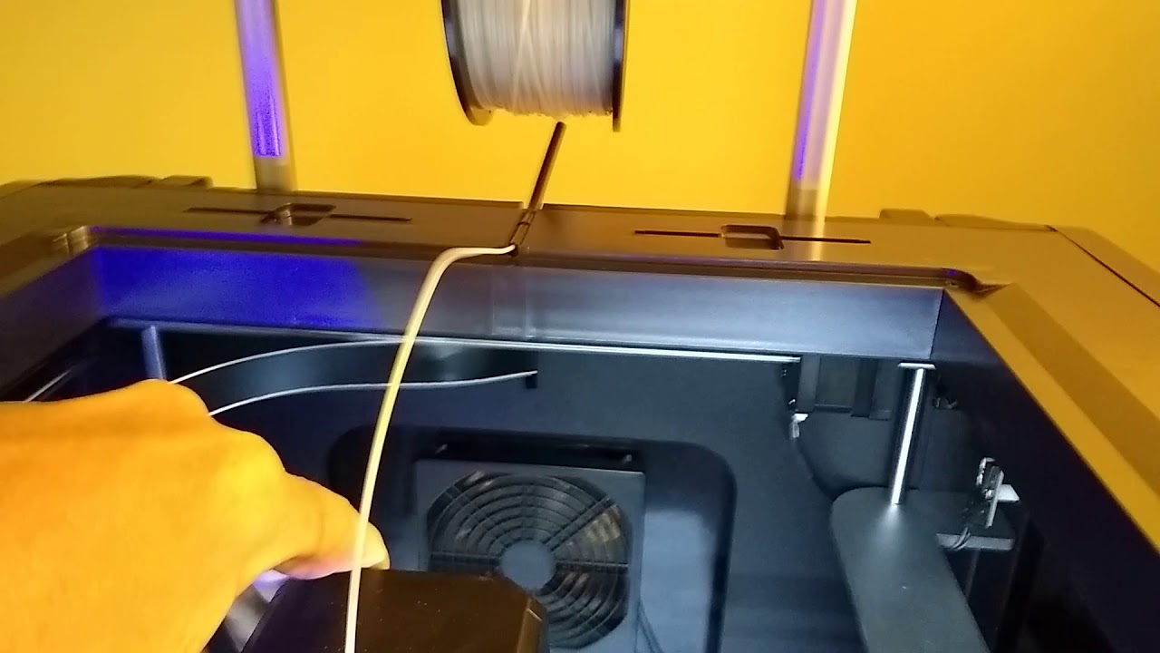 Qidi Tech X-Max fix for filament coming off the spool - YouTube