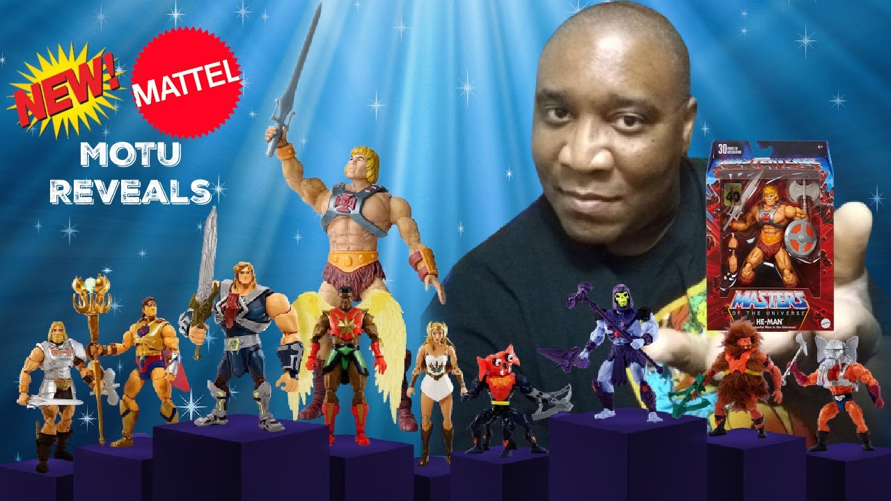 NEW Masters of the Universe Action Figure Reveals! He-Man, Sun-Man ...