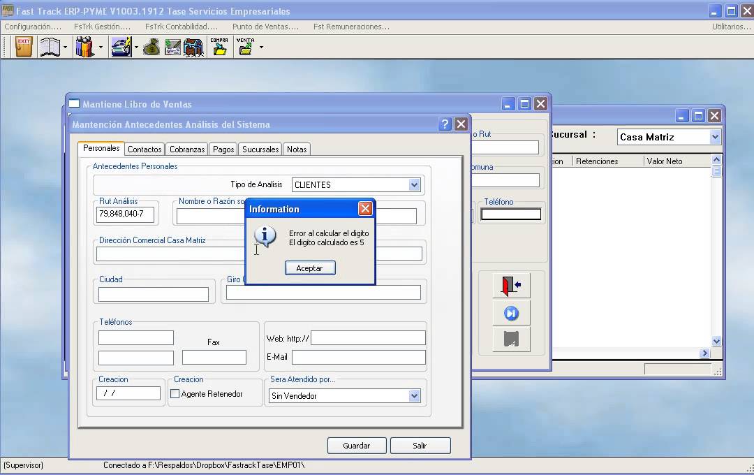 Fast Track Erp Ingresar Factura Venta Manual - YouTube
