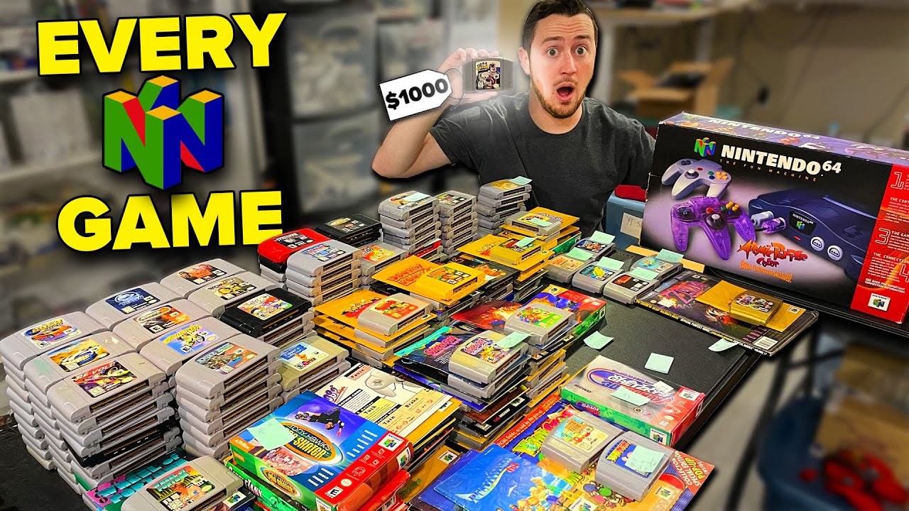 Buying EVERY Nintendo 64 Game - YouTube
