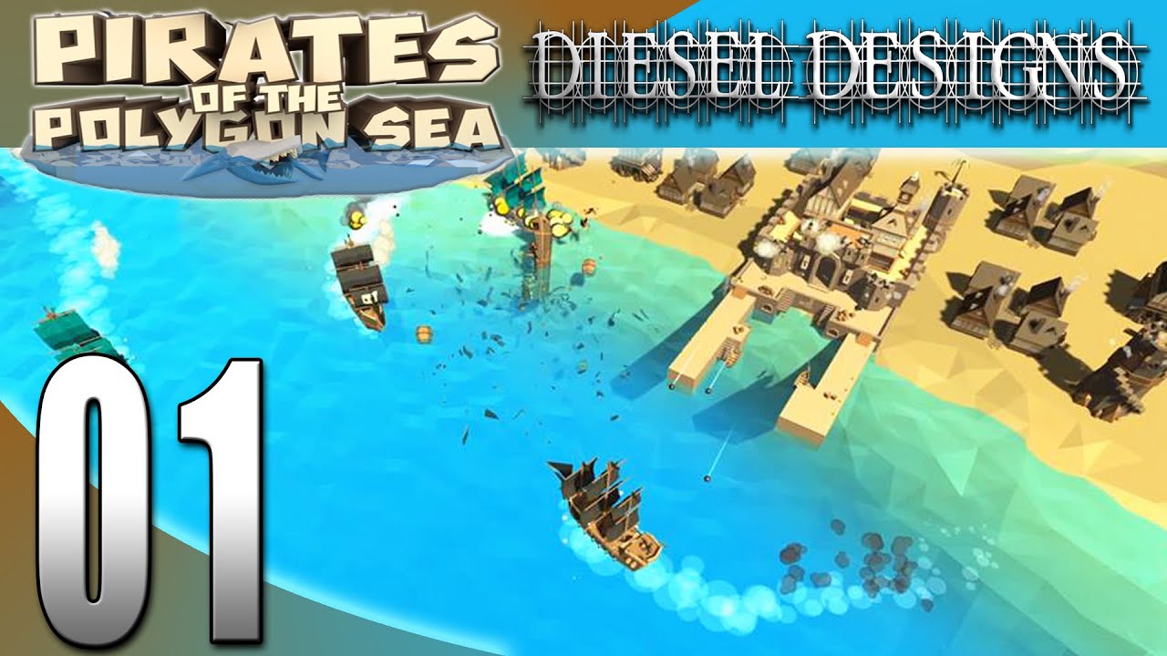 Pirates of the Polygon Sea Gameplay :EP1: Pirates, Leviathans, and ...
