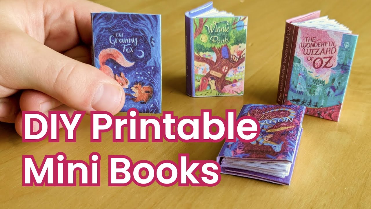 DIY Printable Mini Book - YouTube