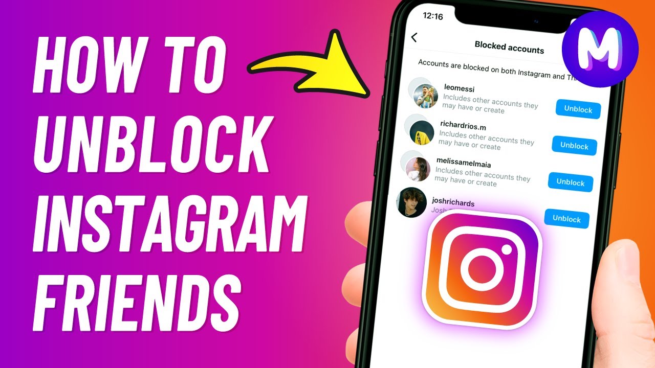 How to UNBLOCK INSTAGRAM FRIENDS - Unblock Someone - YouTube
