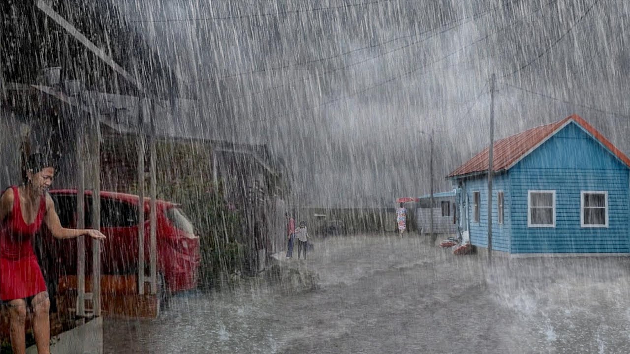 Super Heavy Rain doesn't stop in my village | Goodbye Stress and Lack ...