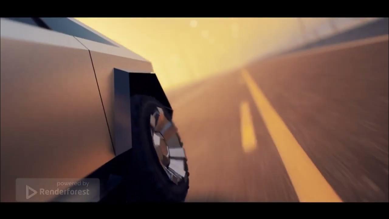 Hyper Realistic Cybertruck Animation - YouTube