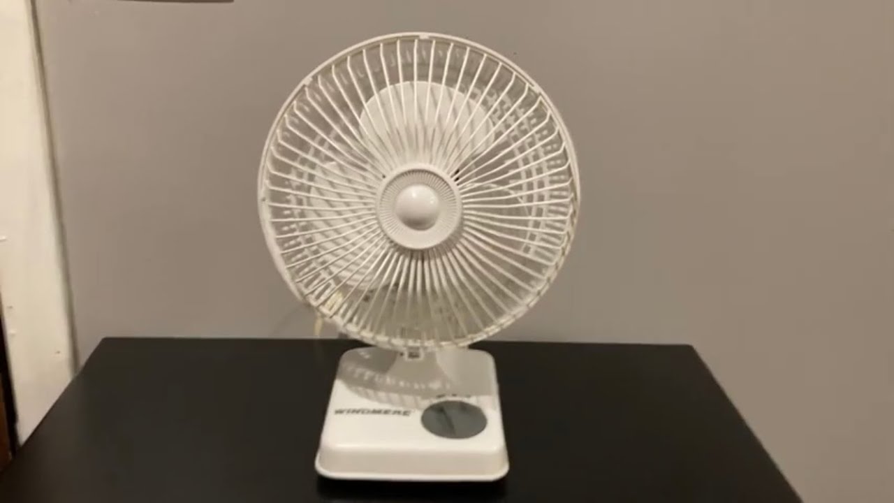 Windmere 6” Desk Fan DF-6 - YouTube
