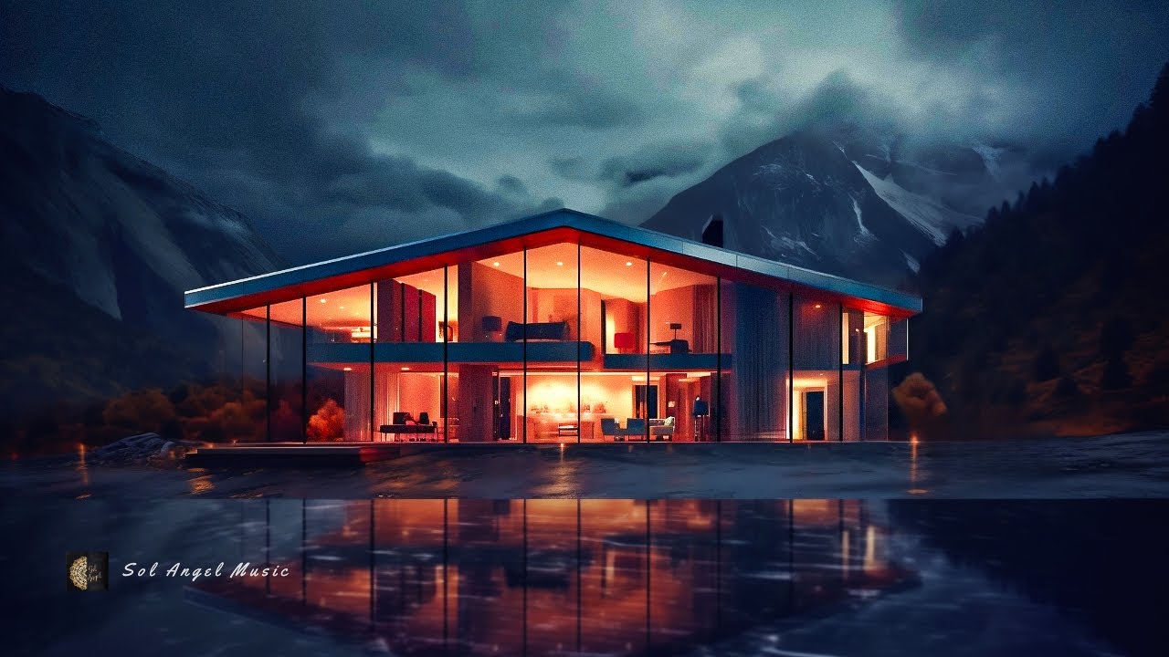 Tranquil Rainfall Retreat in a Luxurious Mountain House - Relaxing Rain ...